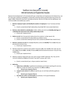 Module 4-2 Codio Activity Codio Template - DAD-220 - SNHU - Studocu