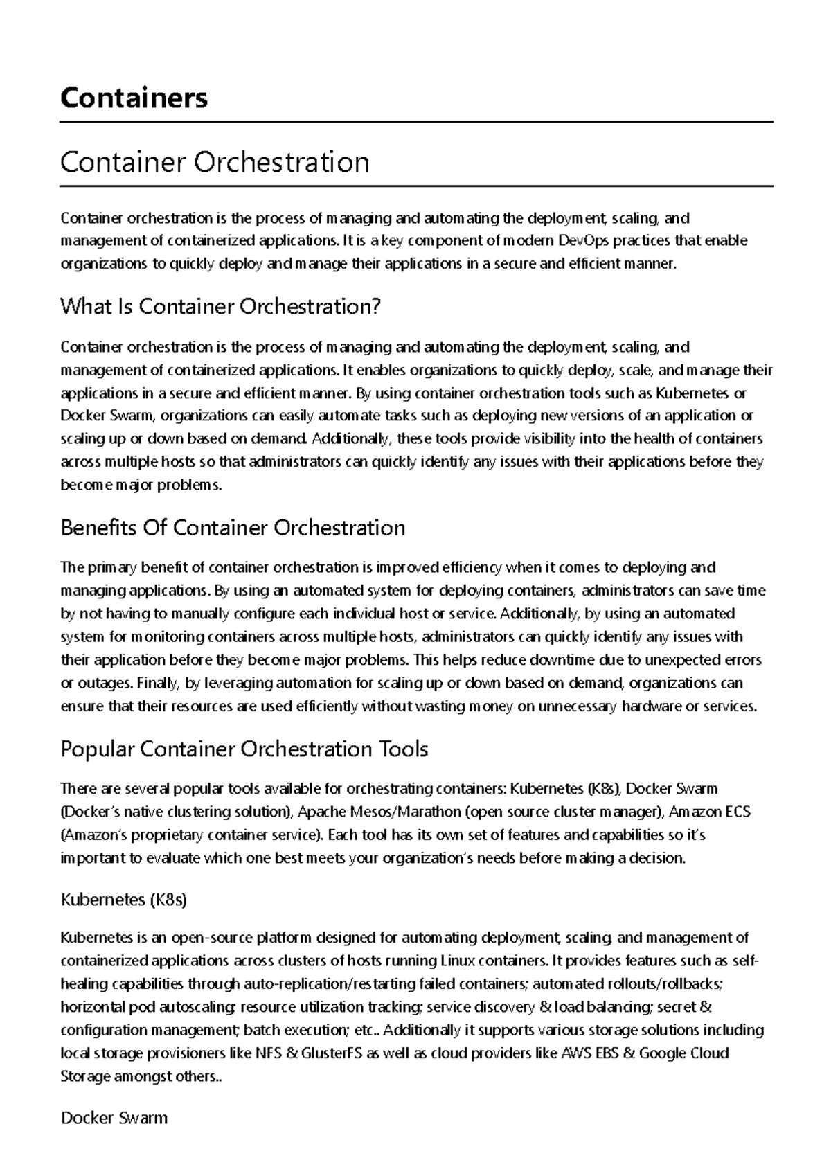 Containers in Computer Network Concepts - Containers Container ...