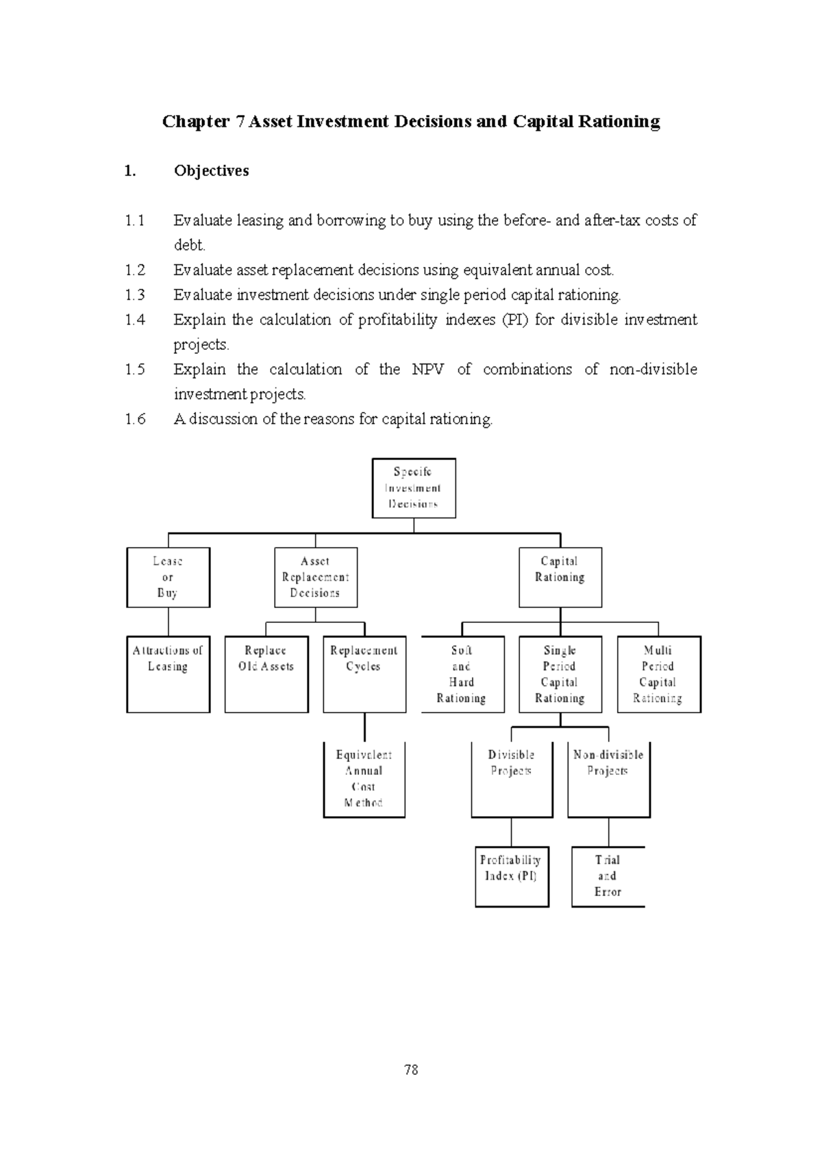 Chapter 7-Asset Invest Decision - Chapter 7 Asset Investment Decisions ...