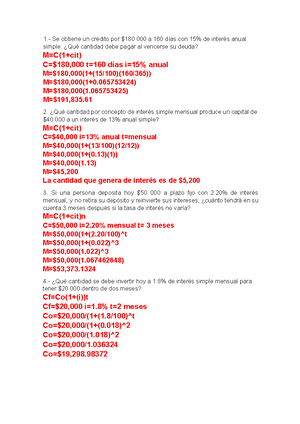 [Solved] Calcula el descuento real de un documento con valor nominal de ...