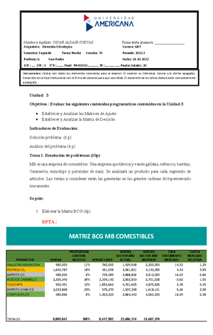Examen Parcial 2 - [Unidad 3 Y Unidad 4] PLAN DE Negocios edgar morel ...