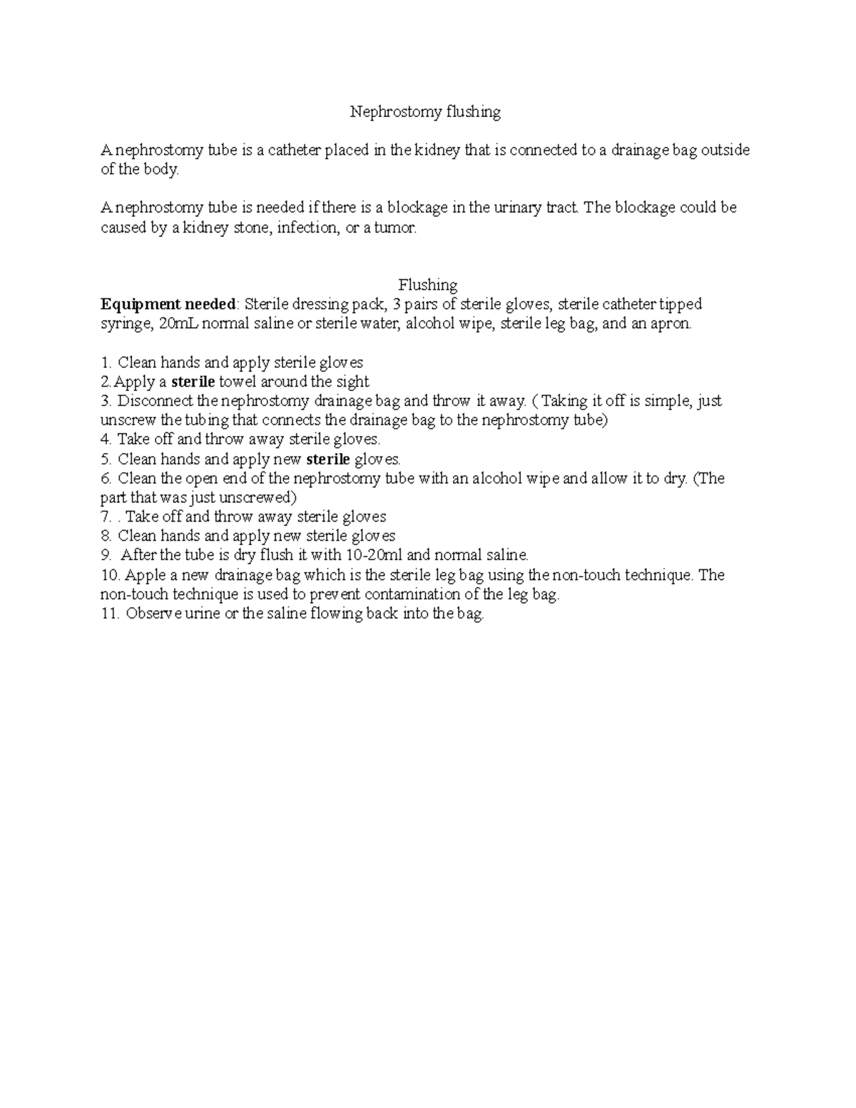 Nephrostomy flushing - donfej-vjr-vj4vjv-jrv-vj-ervjer-jv-rjv-4rjr4jv ...