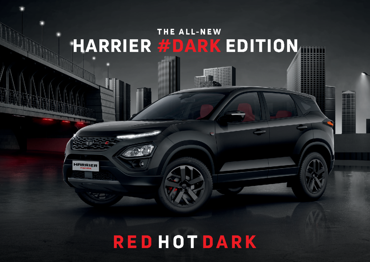TATA Harrier Red Dark Brochure Horizontal - T H E A L L - N E W HARRIER ...