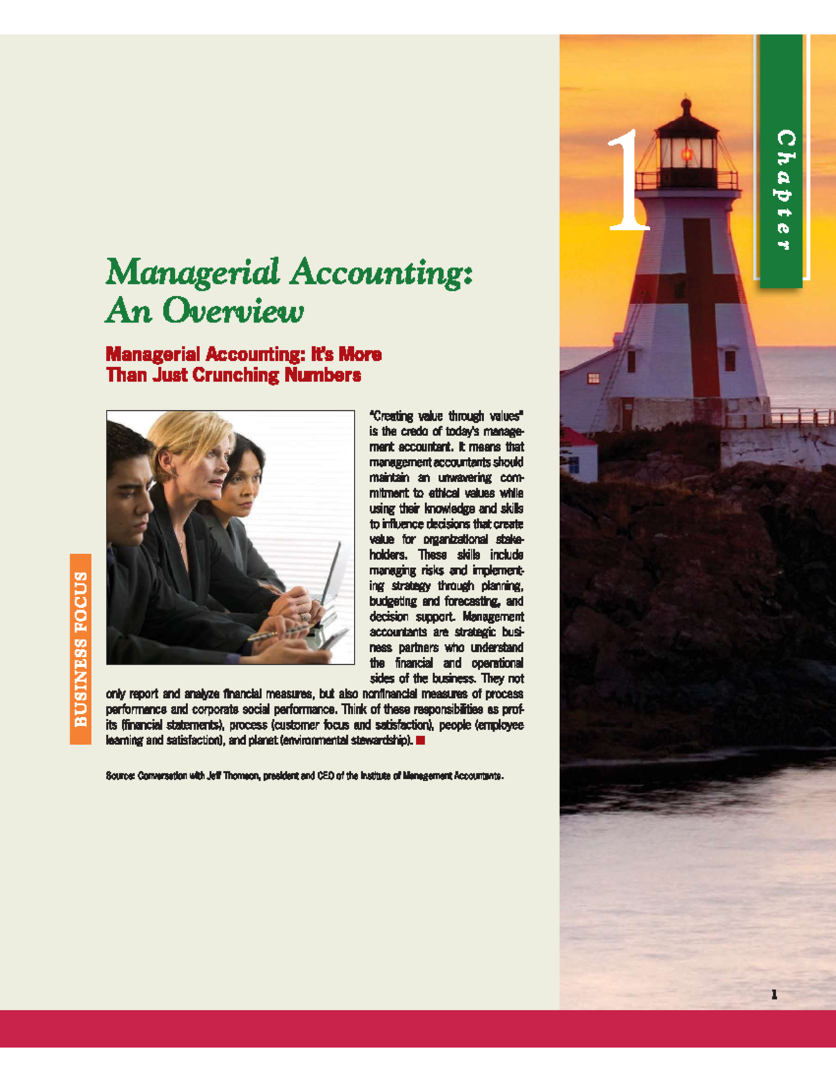Managerial Accounting - An Overview - Managent Accounting - Studocu