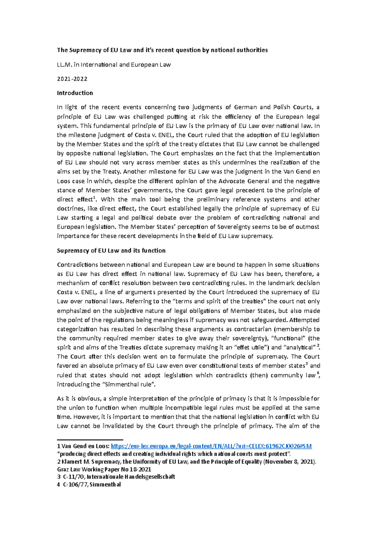 the-supremacy-of-eu-law-and-it-s-recent-challenge-by-national