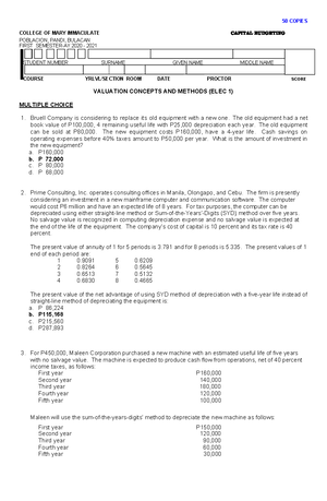 Module 2 - Valuation - Asset Based Methods - Financial Accounting - USA ...