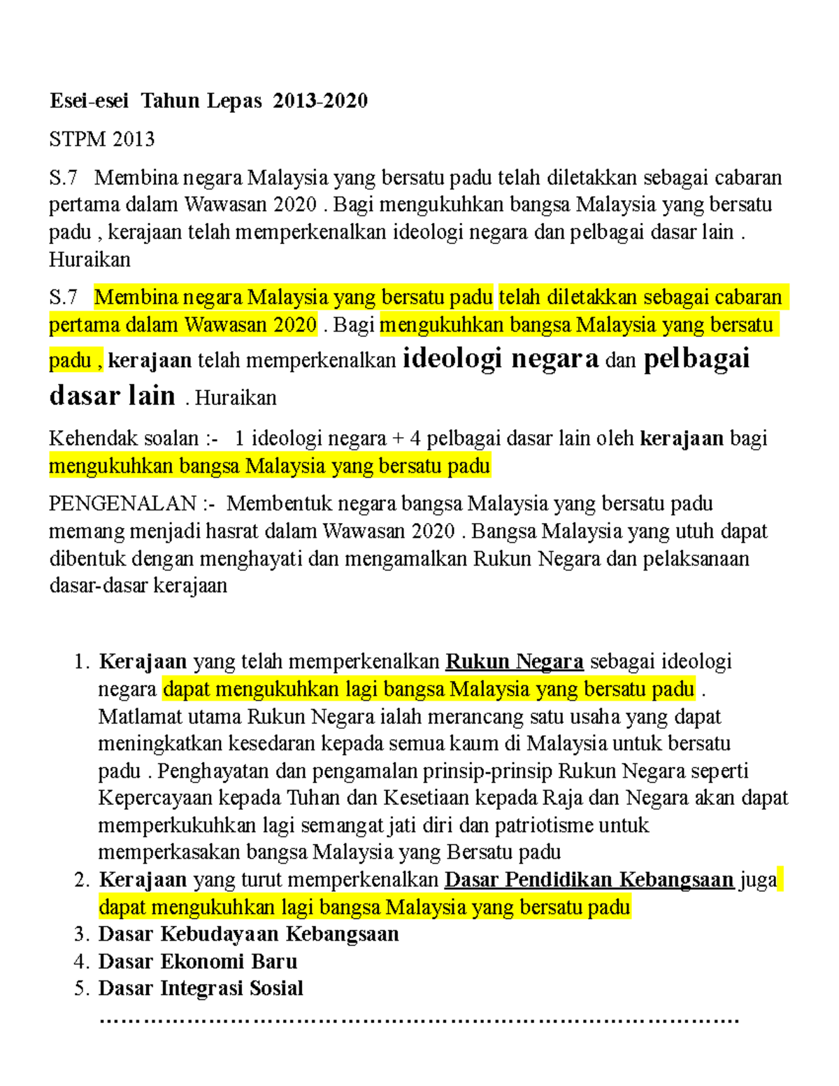 ESEI Tahun Lepas STPM SEM2 f AIL 2020 - Esei-esei Tahun Lepas 2013 ...