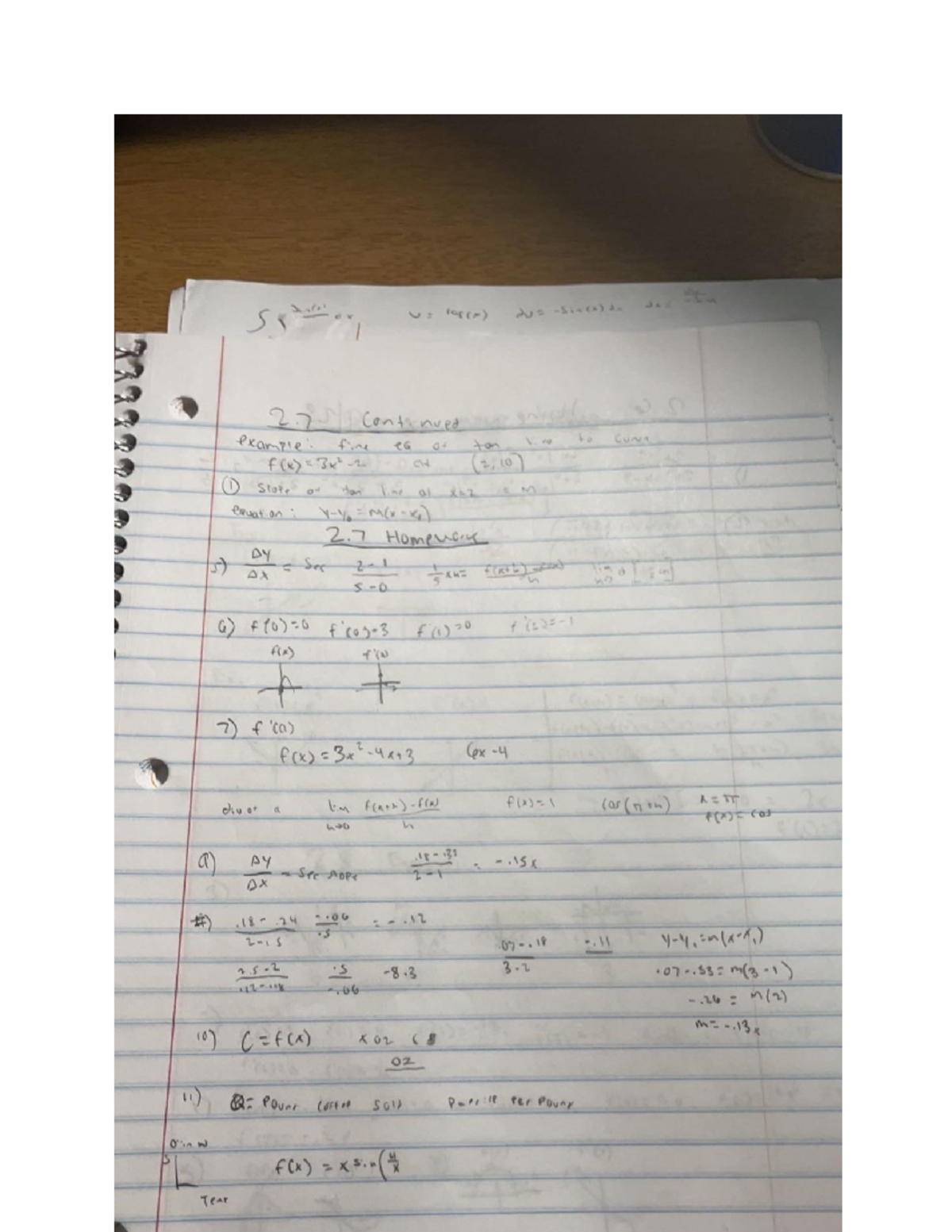 2.7 Calc Homework - CALC 1 - MATH 235 - Studocu