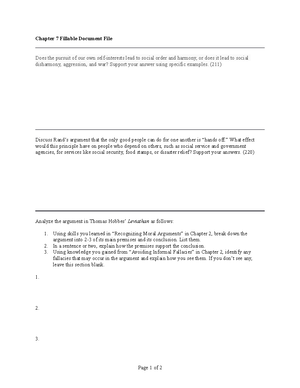 Chapter 1 Fillable Document File - Chapter 1 Fillable Document Complete ...