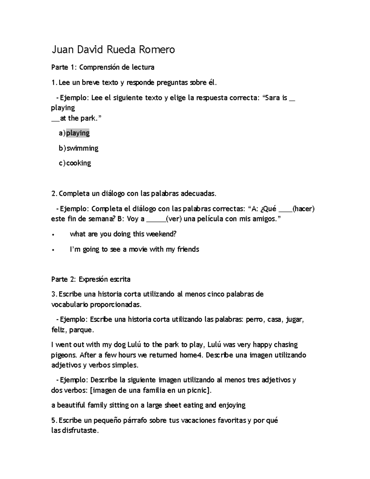 Trabajo fundamento - Juan David Rueda Romero Parte 1: Comprensión de ...