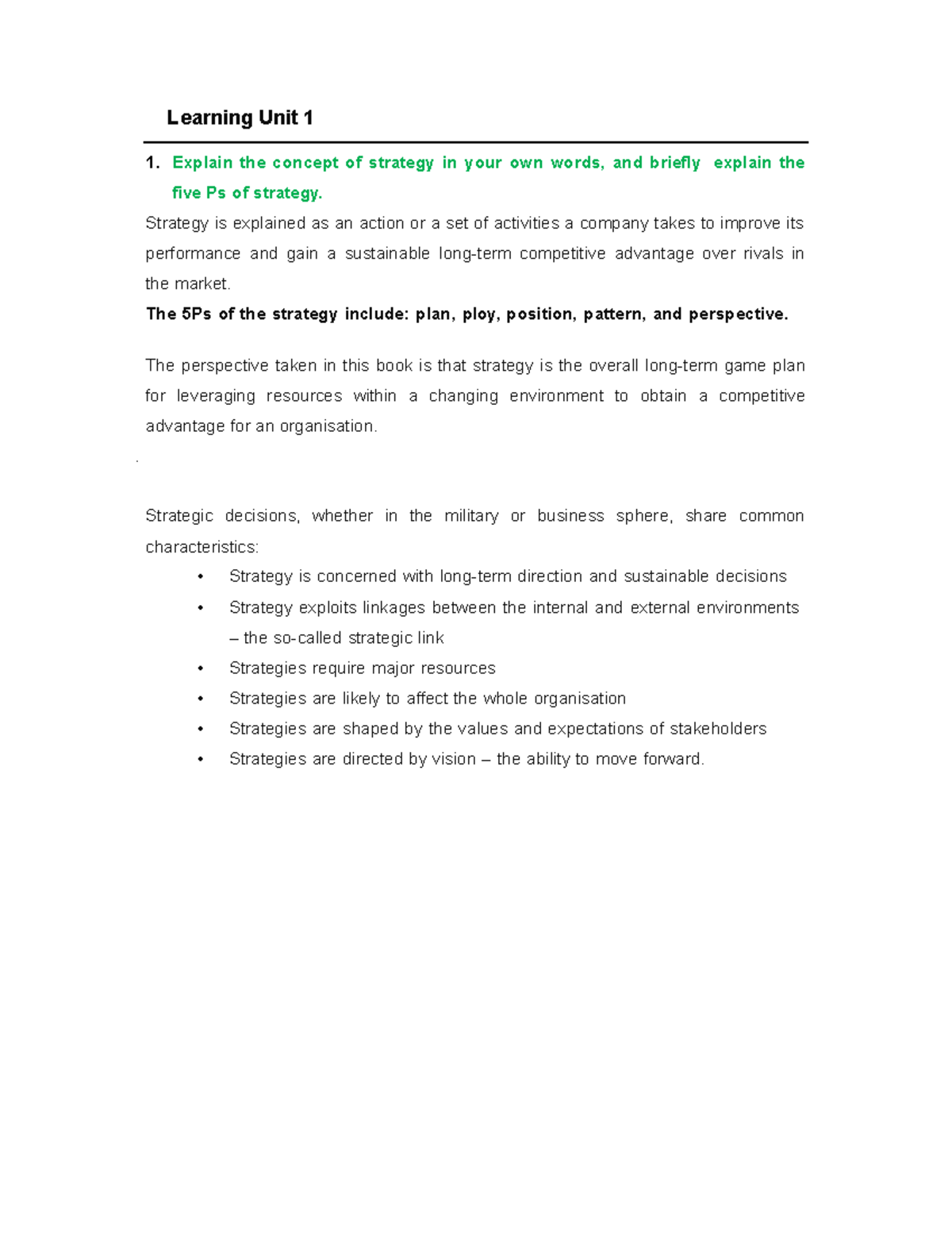 ICE TASK 1 Chapter 1 Discussion Questions Model Answers(1) - Learning ...