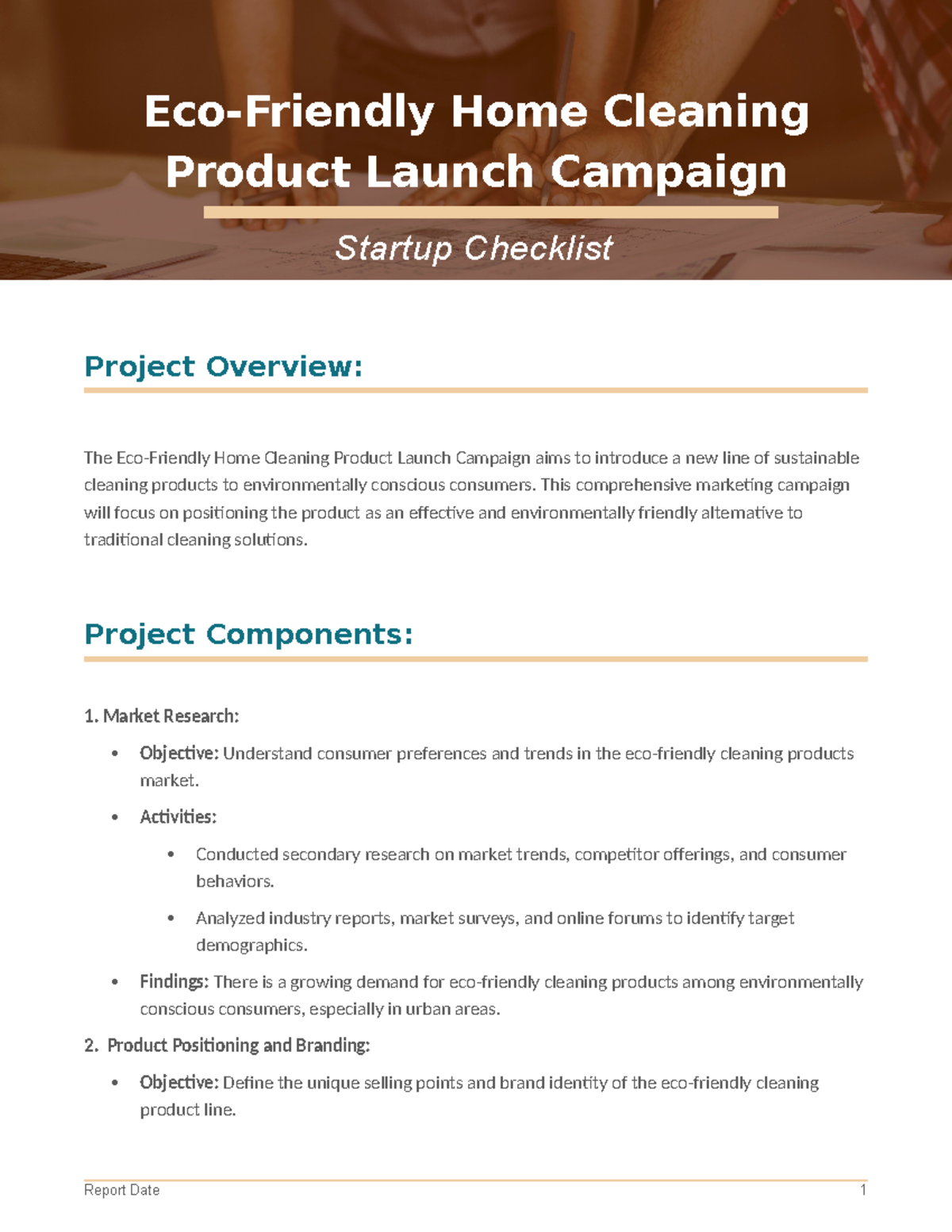 Eco - Eco assignment - Eco-Friendly Home Cleaning Product Launch ...