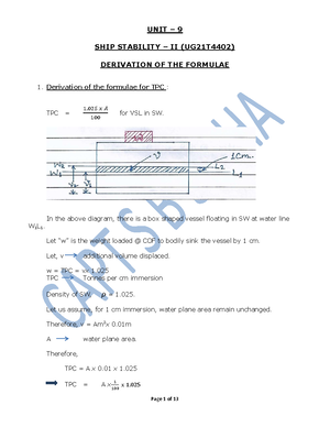 Trim Type A - Solved Capt - TRIM PROBLEMS TYPE A SUBRAMANIAM BOOK 5 CHAPTER 26 Trimming Moment ...