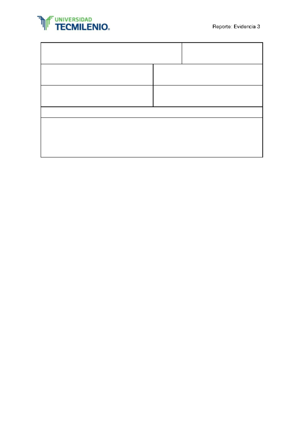 Tarea 16 administracion de negocios - Reporte: Evidencia Objetivo ...