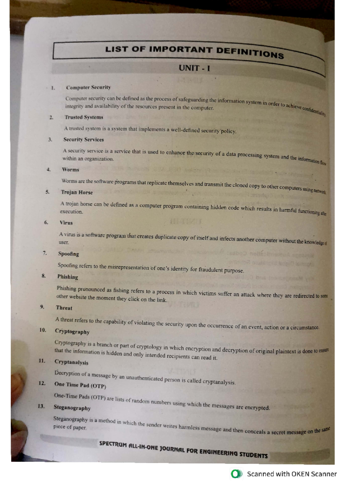 Cns unit 1 - Useful - Computer Science and Engineering - Studocu