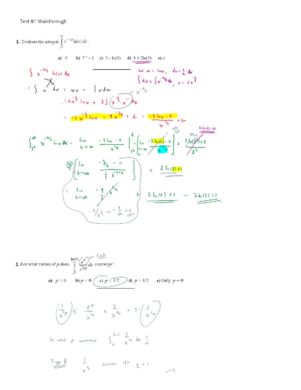 1ZB3 Test 1 Walkthrough - W23 - Math 1Zb3 - 7. 8. 13. 14. 17. - Studocu