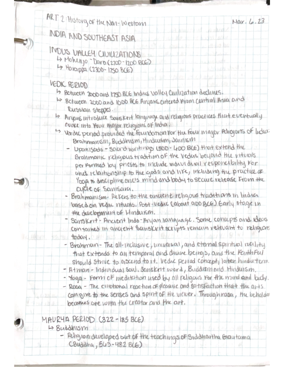 ART 2 Art History Of The Non-Western 3 - ####### ART 2iHhst i of Ha Nkv ...