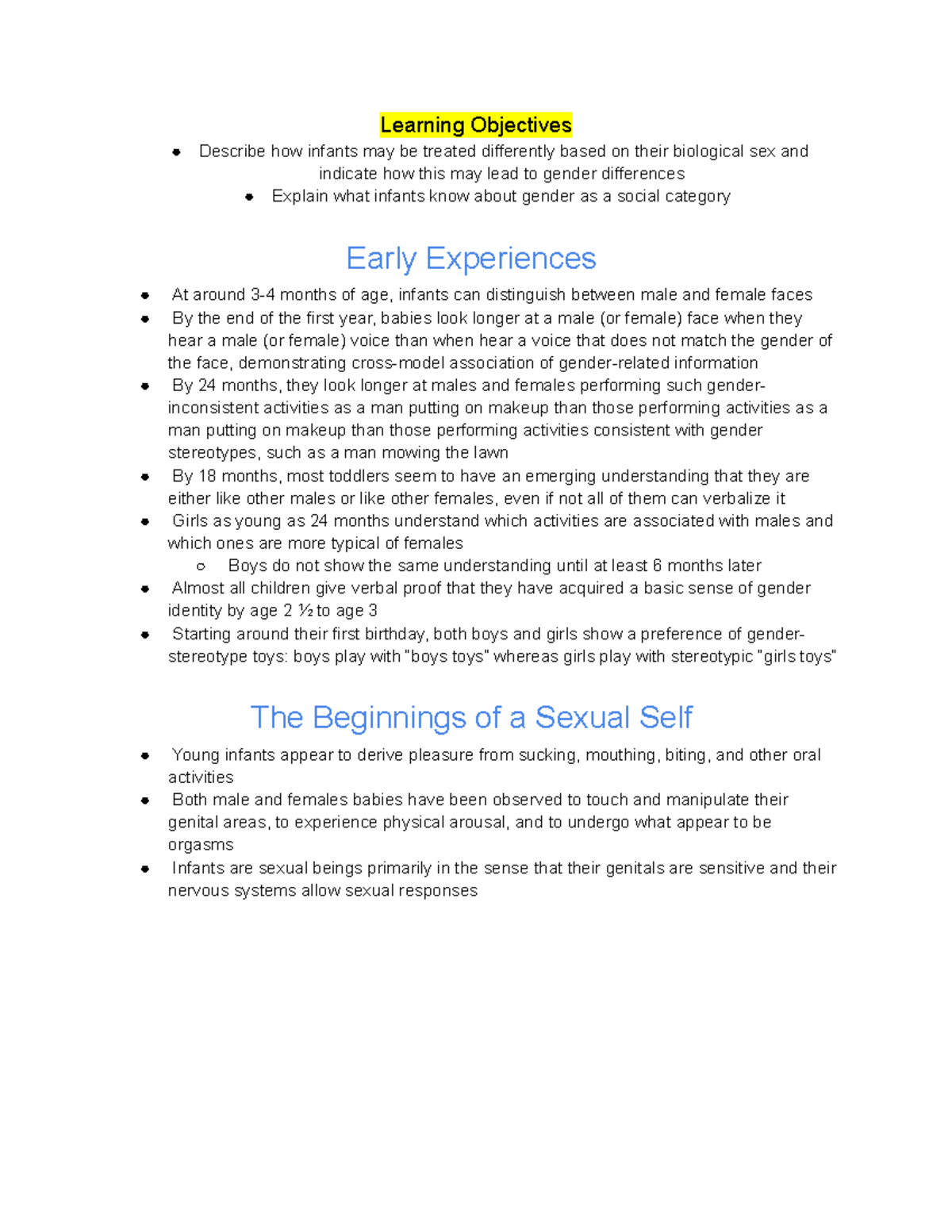 11.2 The Infant - Chapter 11 section 11.2 book notes from the 10th ...