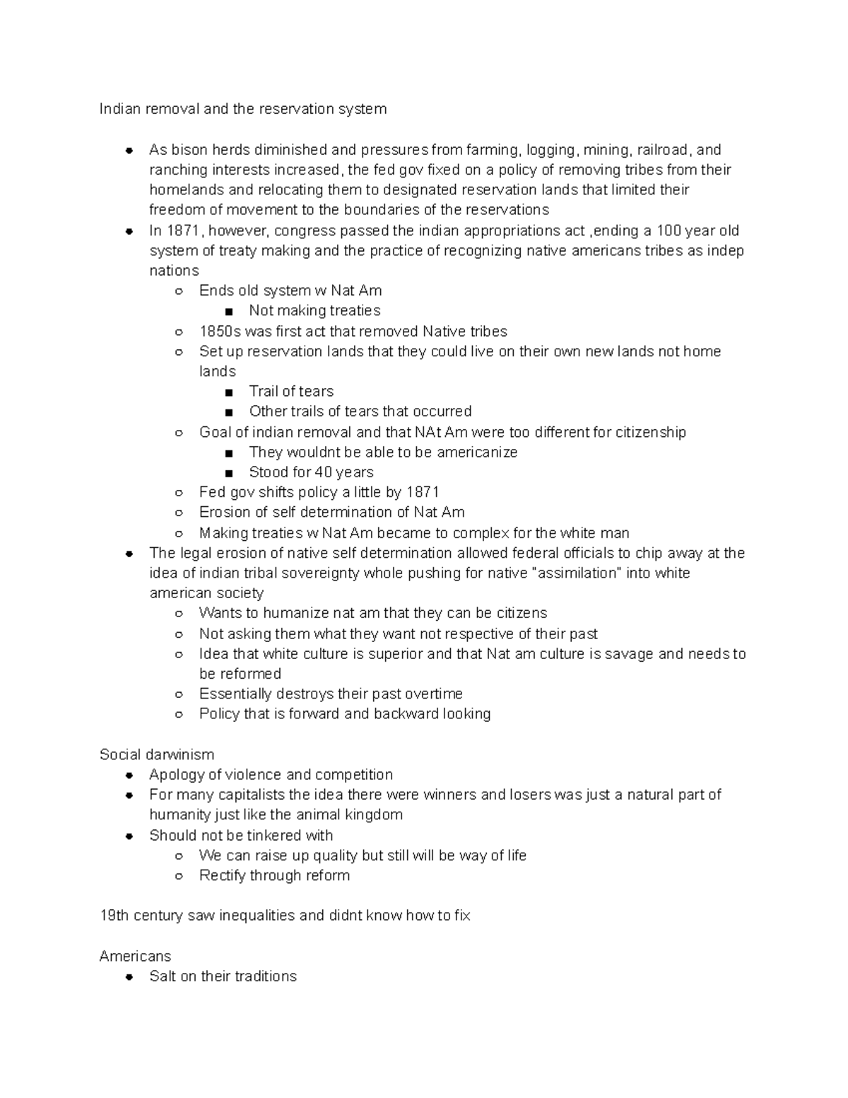 US History Chapter 17 - Notes from the lectures of my HIS 201 class ...