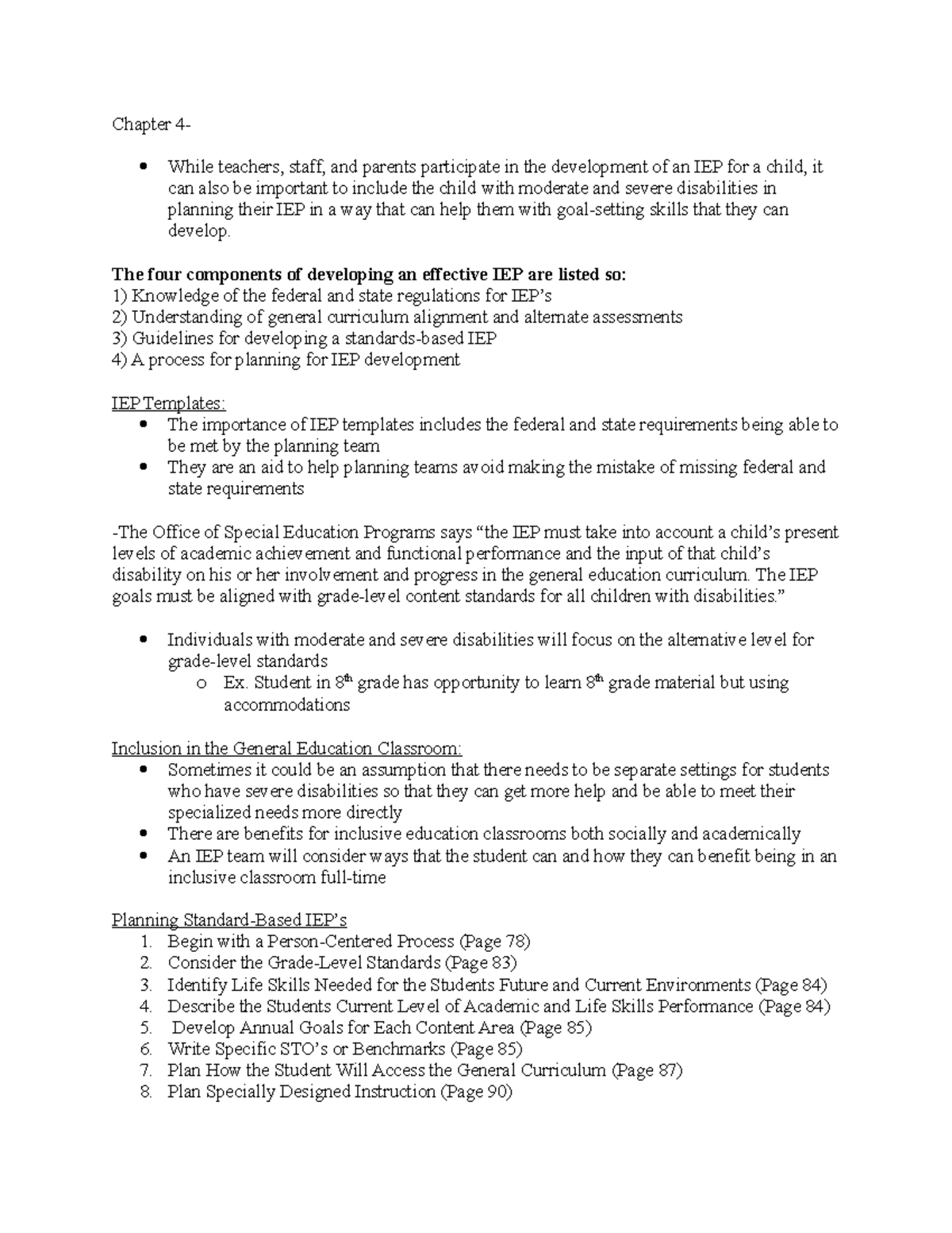 LLChpt 4 - Learning Log Chapter 4 - Chapter 4- While teachers, staff ...