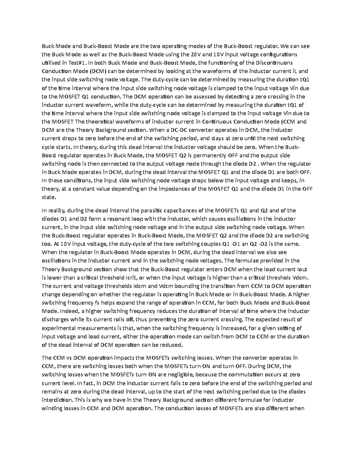 Buck Mode and Buck - GO GO GO - Sains Matematik - UiTM - Studocu