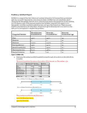 Stats 215 Assignment 4A - Compute the population mean (μ), population variance (σ2), and ...