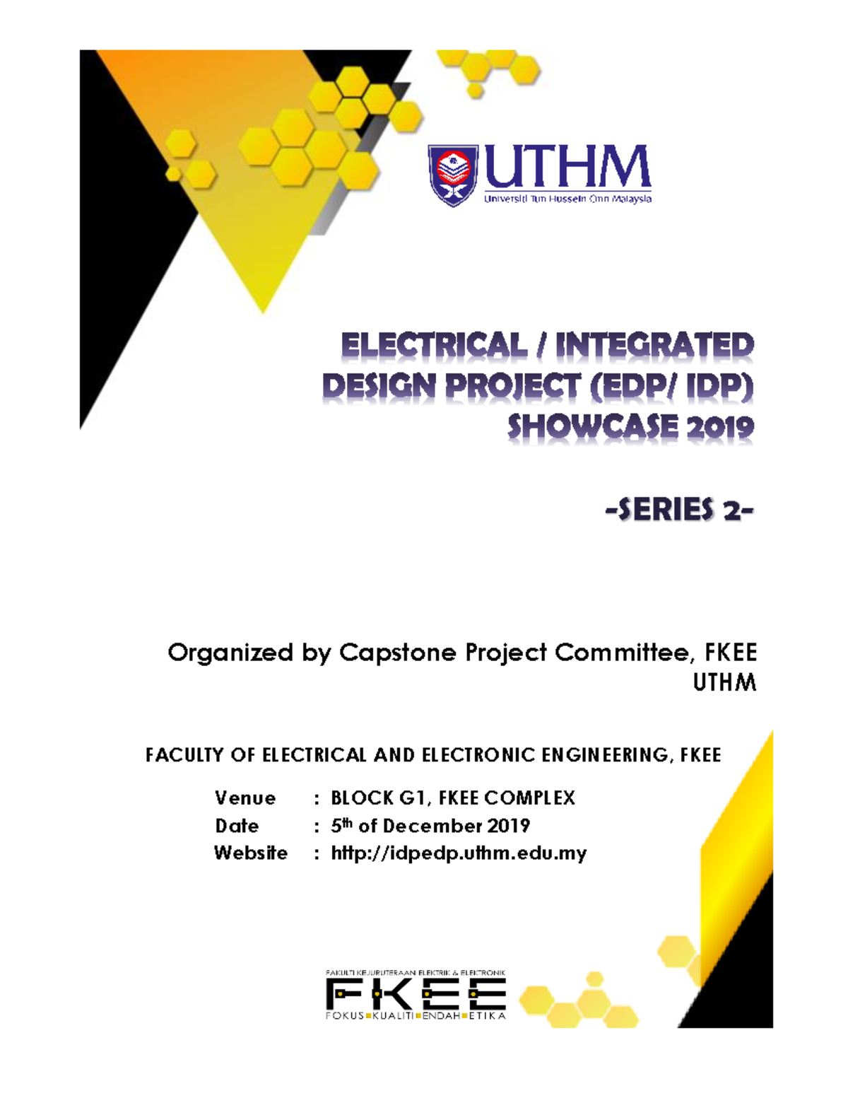 Program BOOK IDP EDP 2019 drart 5 - Organized by Capstone Project ...