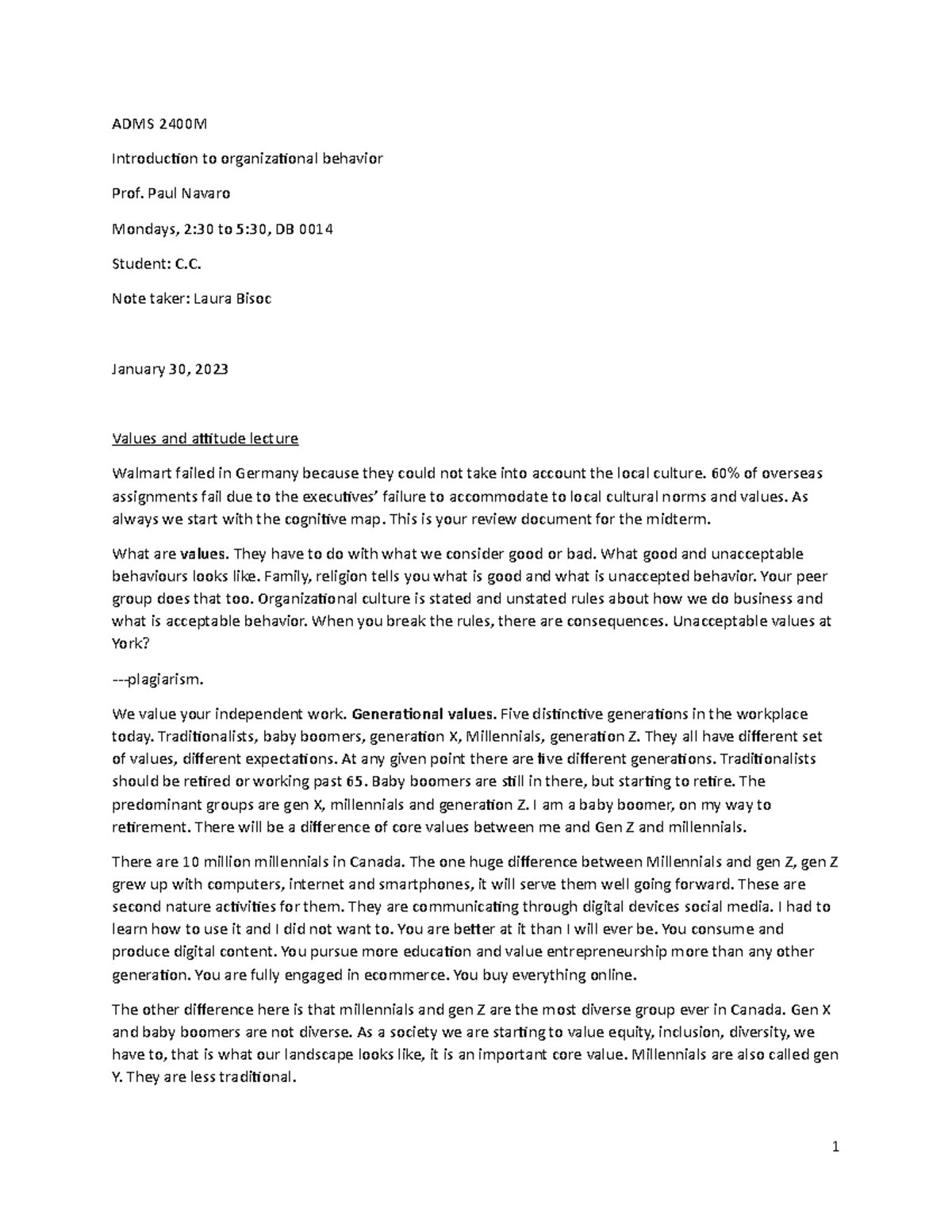 ADMS 2400 M Jan30 - Prof Paul Navaro's Lecture, Text to Speech Week 4 ...