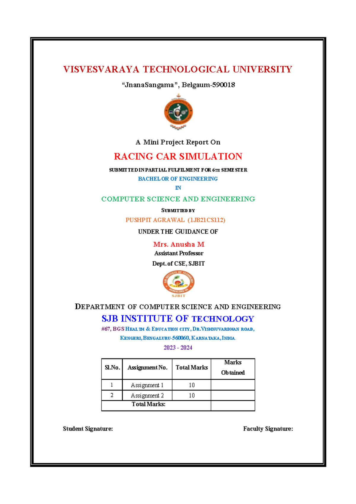 Finalcg - lodu app - VISVESVARAYA TECHNOLOGICAL UNIVERSITY ...