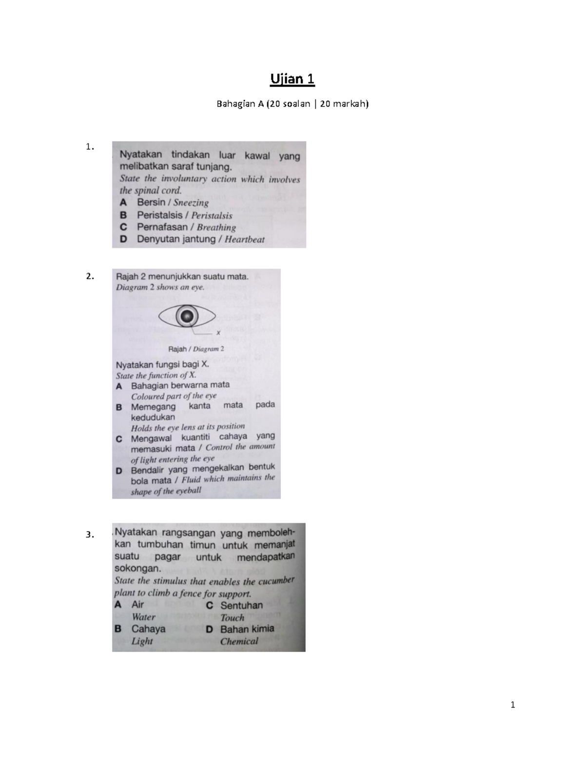 Form 3 science chapter 4 until chapter 6. - Science form 5 - Ujian 1 ...