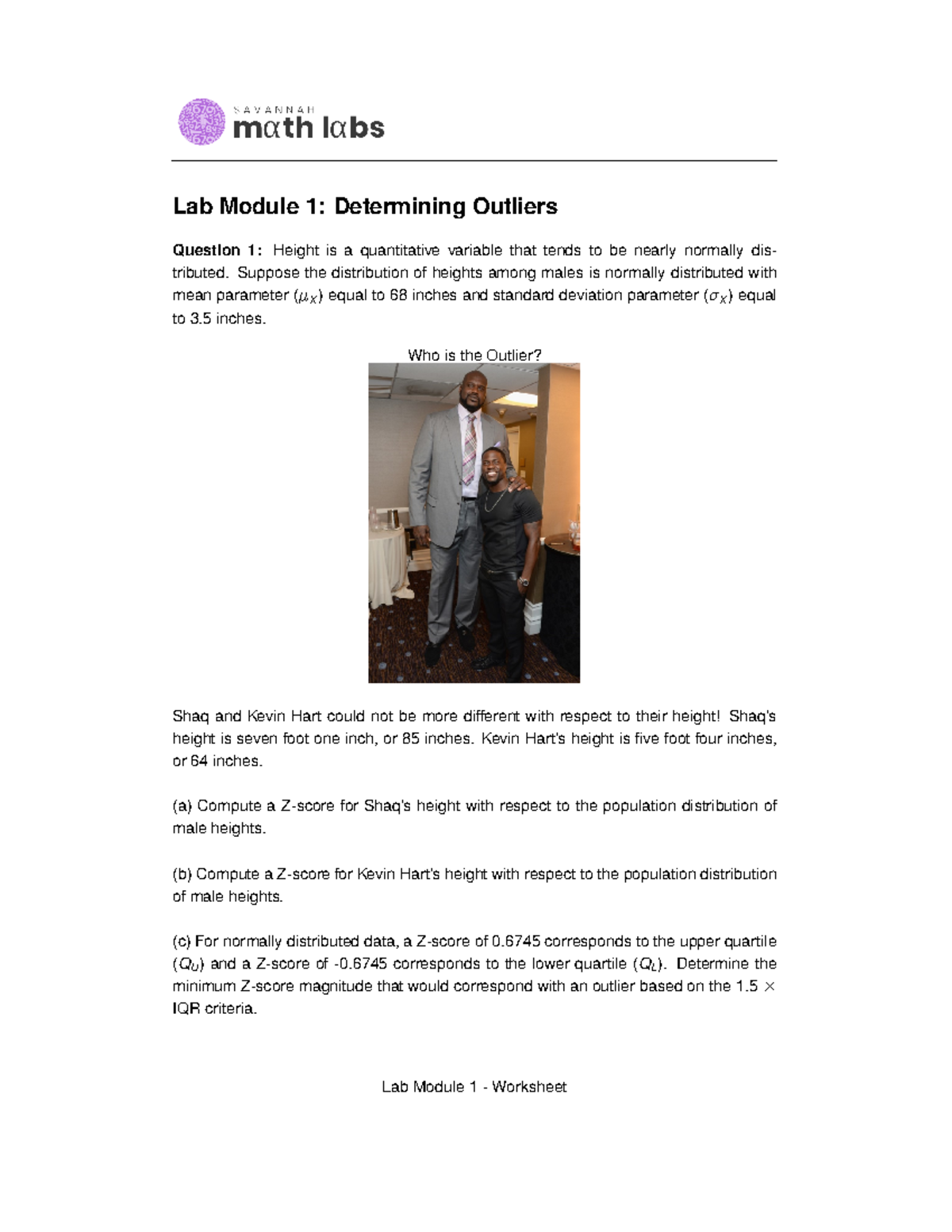 Week 3 - Practice Outliers Worksheet - Lab Module 1: Determining ...