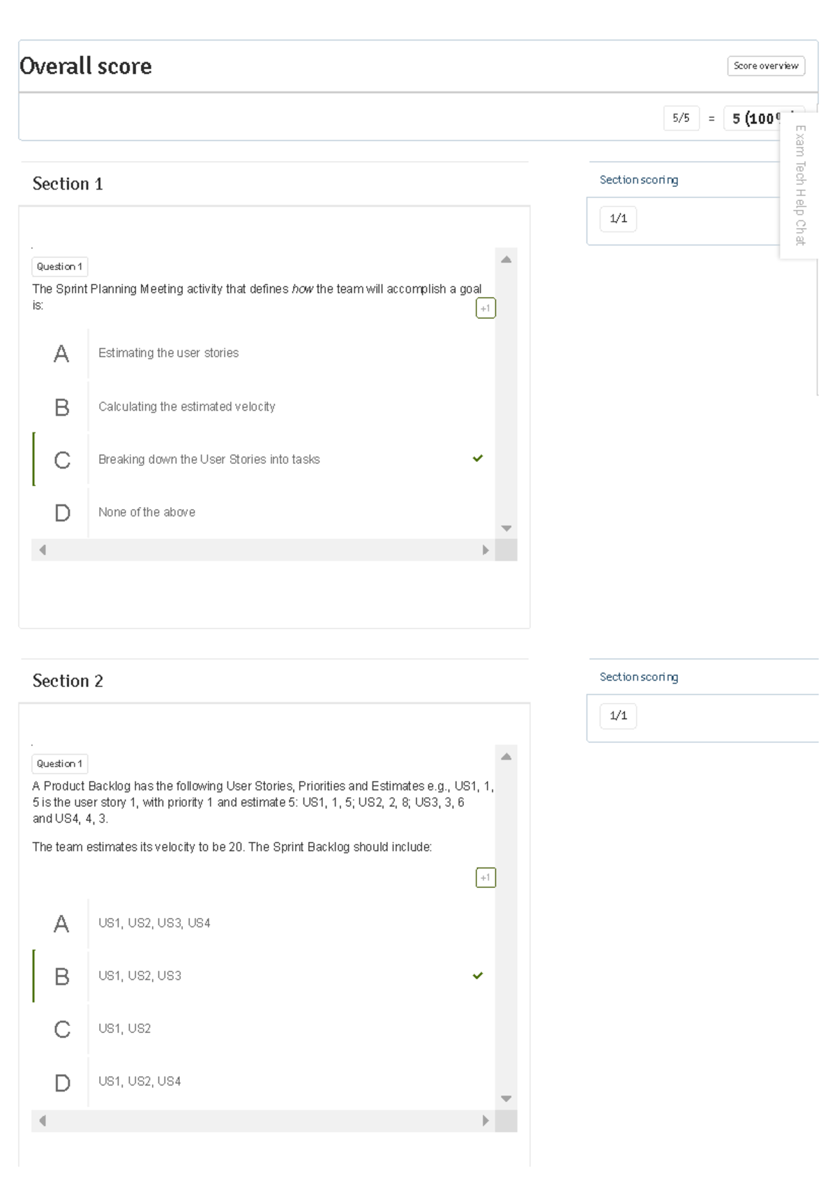 Week 3 excersice - Exercises for scrum coursework - Overall score 5/ 5 ...