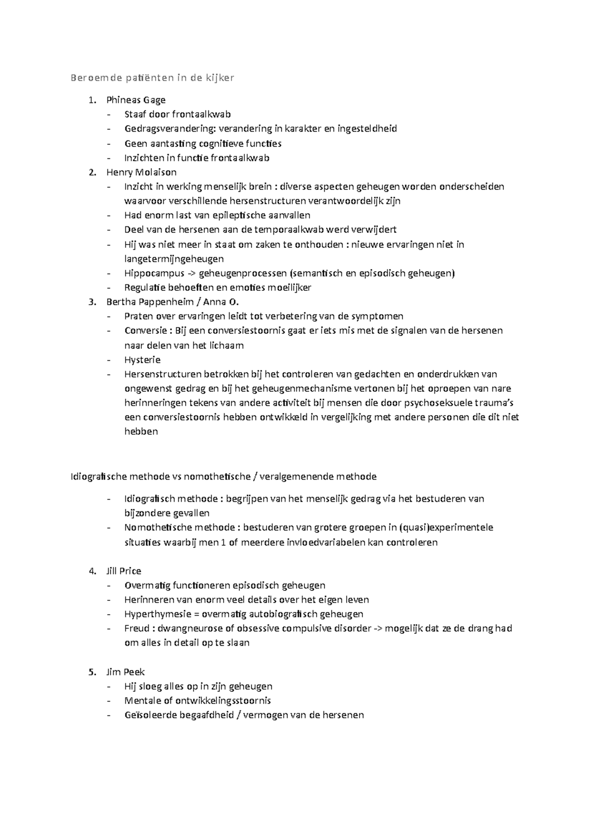 Belangrijke dingen boekje 1 - Beroemde patiënten in de kijker Phineas ...