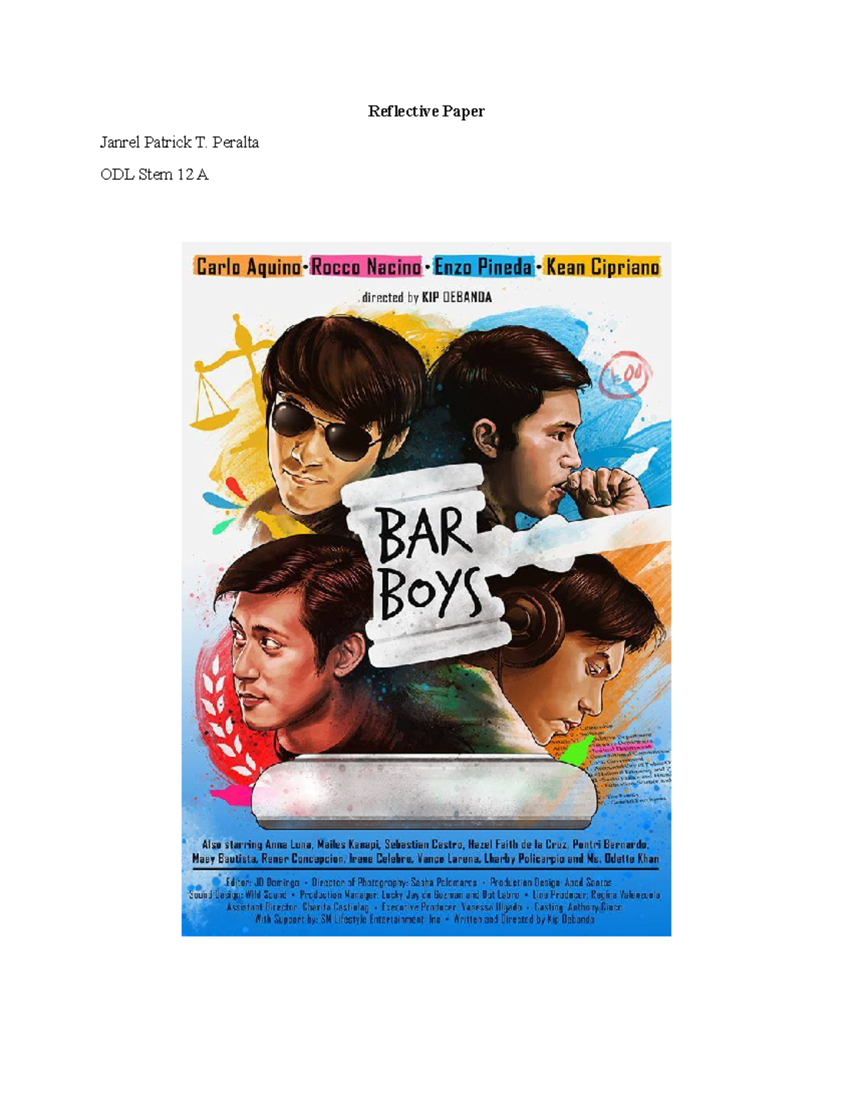 Janrel Peralta Reflective Paper - Reflective Paper Janrel Patrick T ...