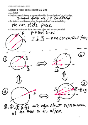 CIVL1802 Outline 2023 - CIVL1802 Statics Course Coordinator: Prof ...
