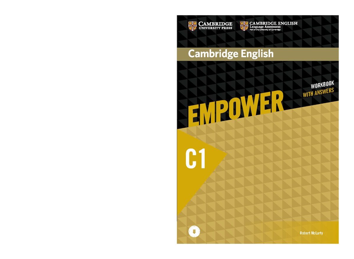 Cambridge English Empower C1 Workbook With Answers English Course
