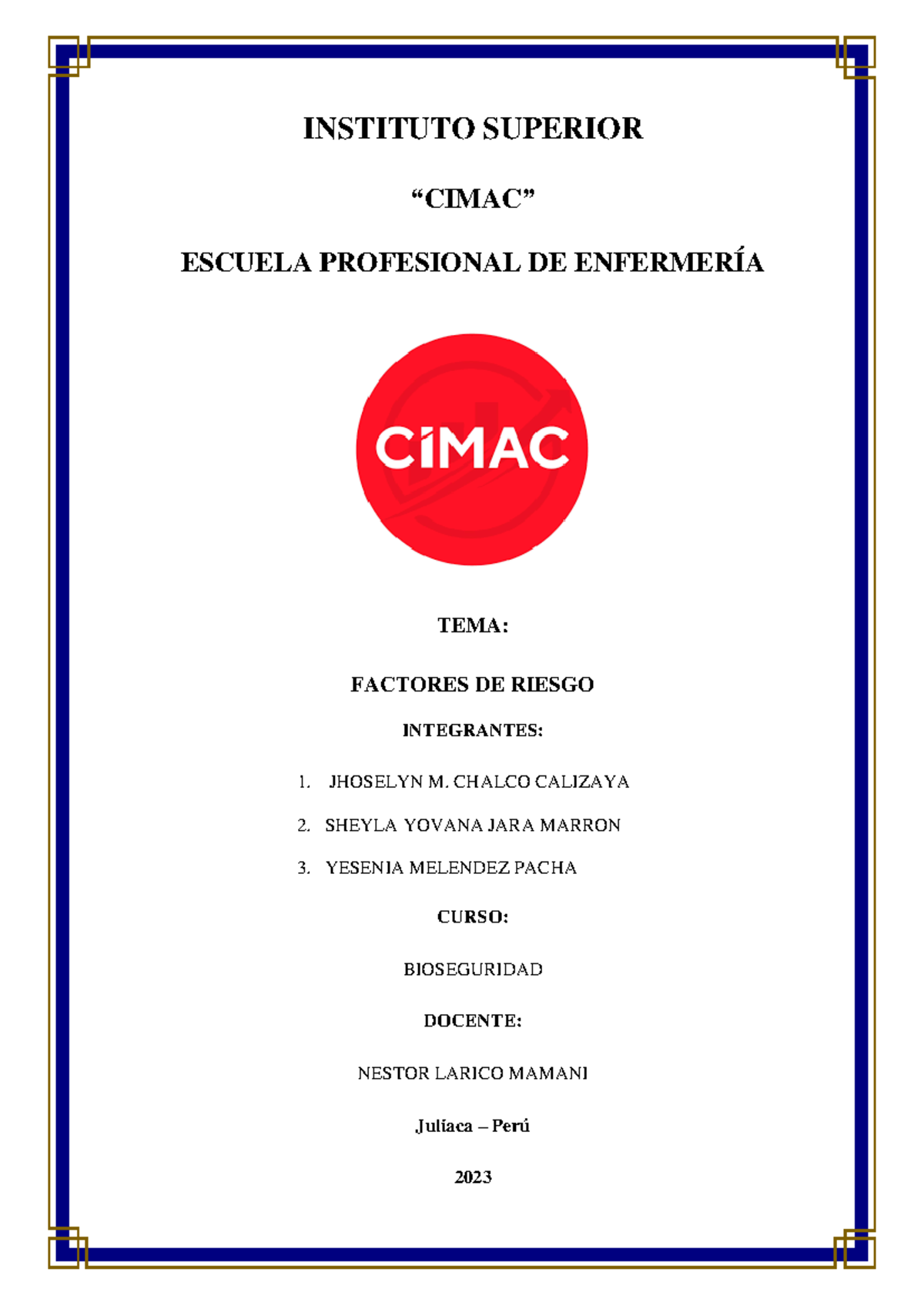 Decreto DE Uregencia 007-2019 - INSTITUTO SUPERIOR “CIMAC” ESCUELA ...