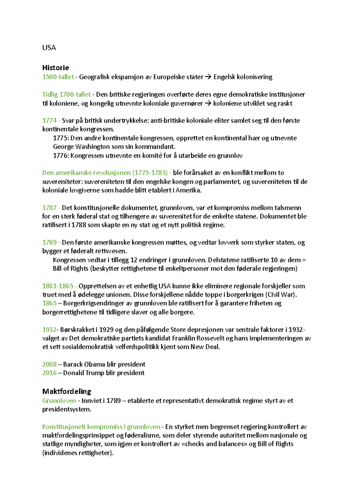 USA - USA - USA Historie 1500-tallet - Geografisk ekspansjon av ...