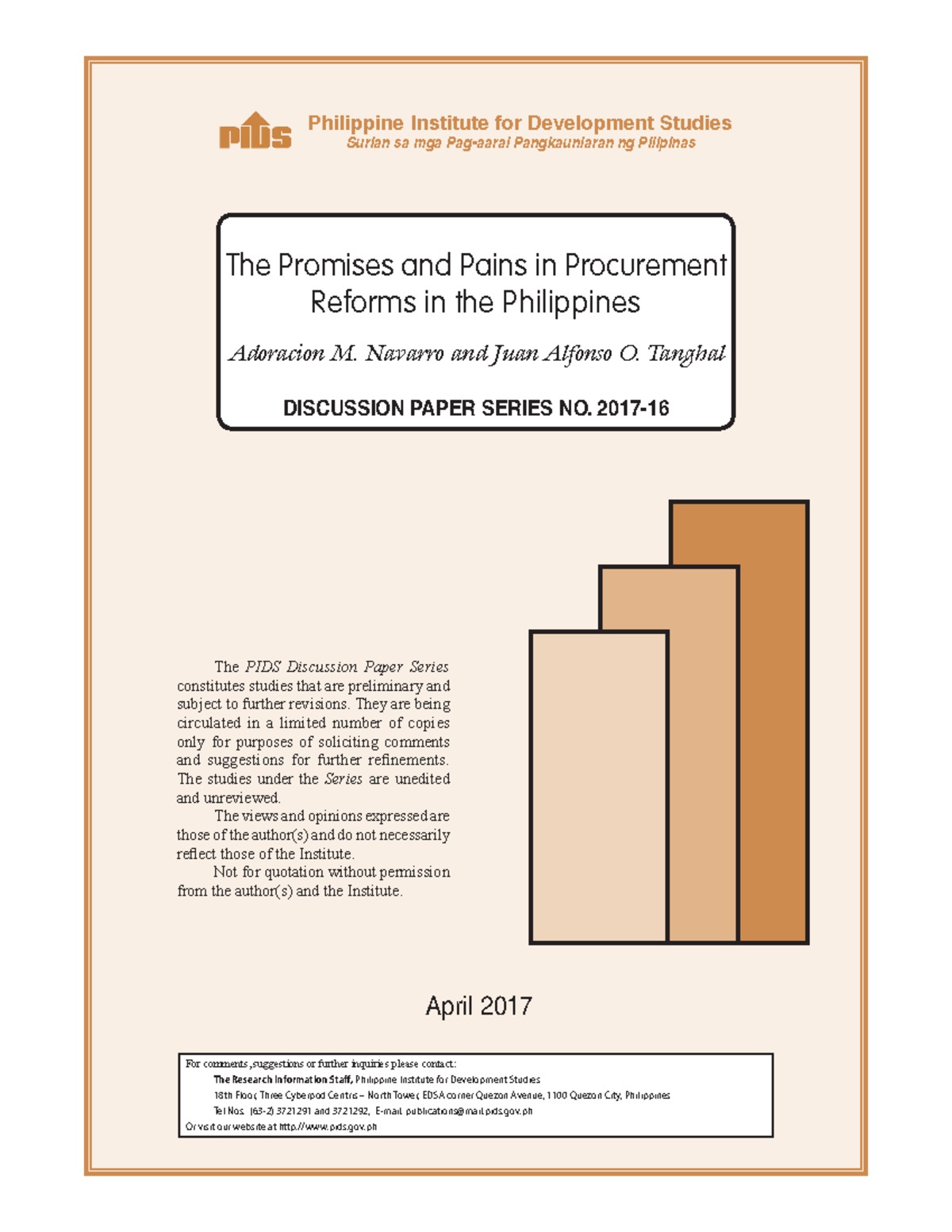 Procurement pidsdps 1716 - For comments, suggestions or further inquiries please contact ...