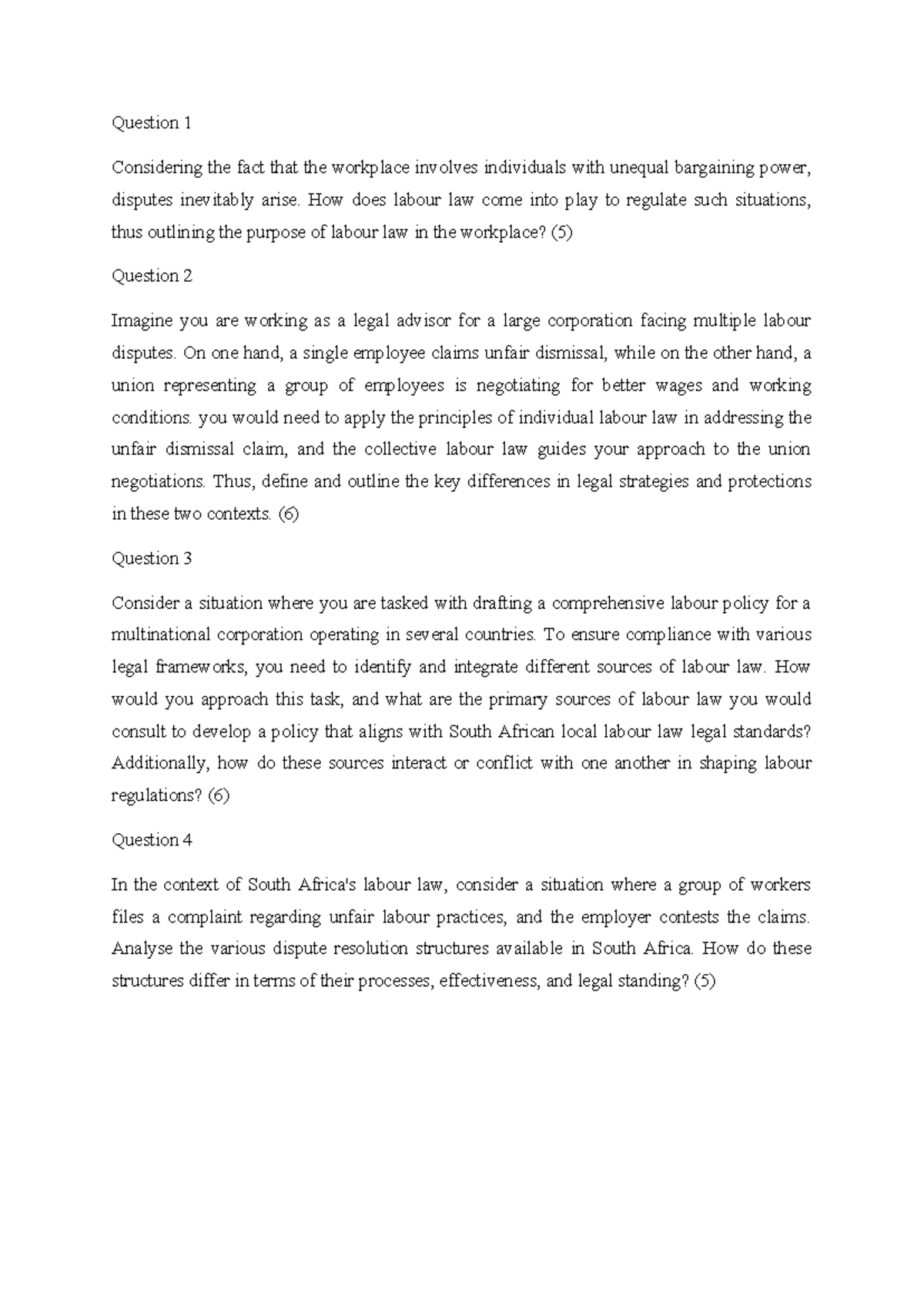 Tutorial 1 Intro - Pratice - Question 1 Considering the fact that the workplace involves ...