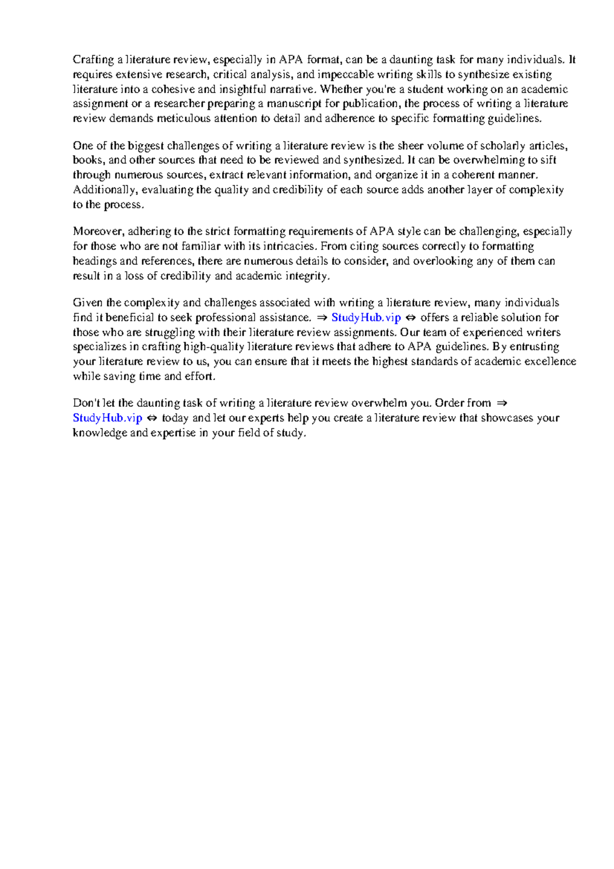 Apa Literature Review Template - Crafting a literature review ...