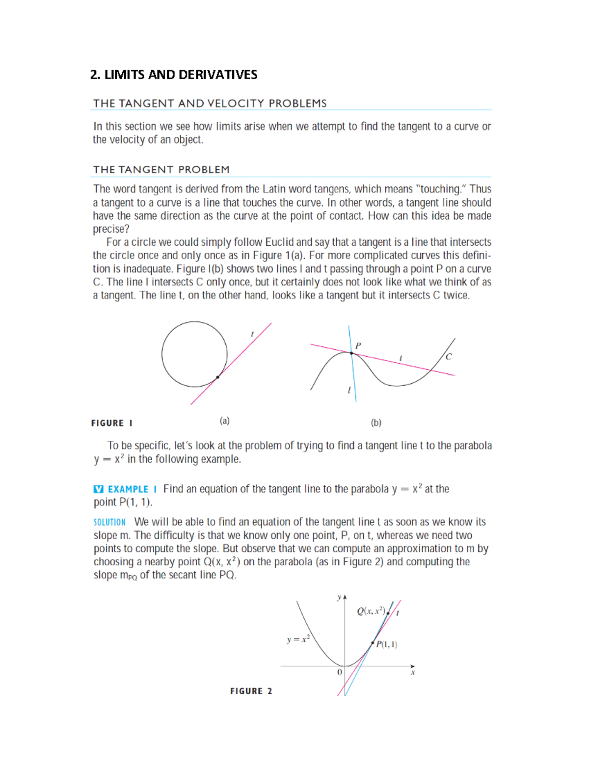 Lecture 4 Limits - Mathematic - 2. LIMITS AND DERIVATIVES - Studocu