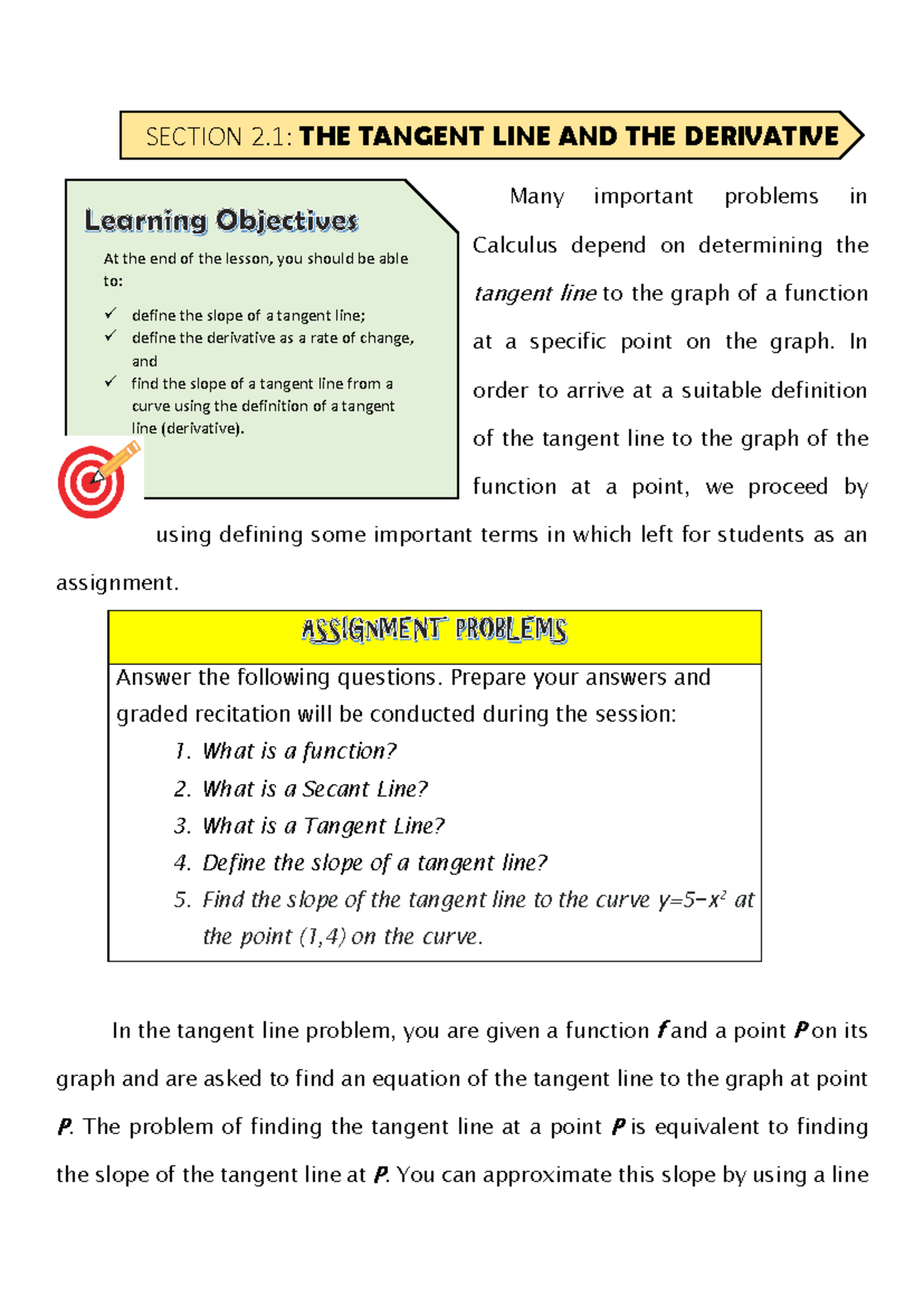 Chapter-2-Differentiation - Many important problems in Calculus depend ...