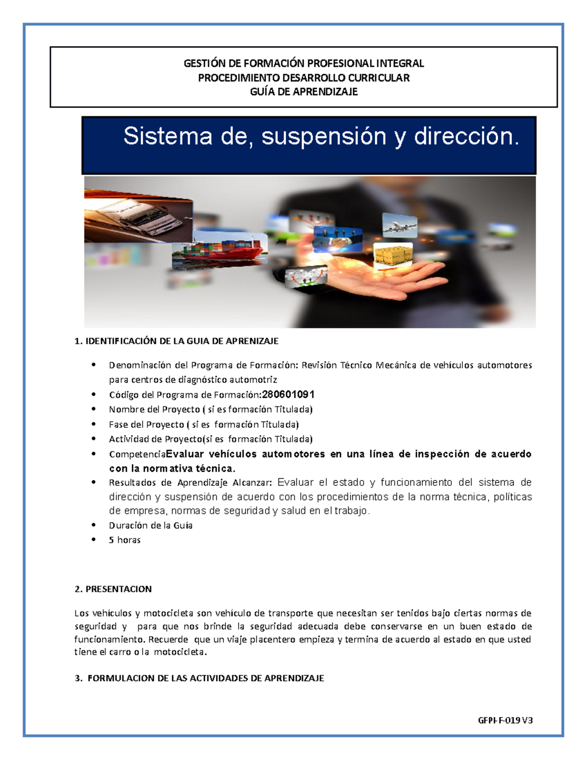 Guia (2)suspension y direccion - Procesos de Soporte Tecnico Para el Mantenimiento de Equipos de ...