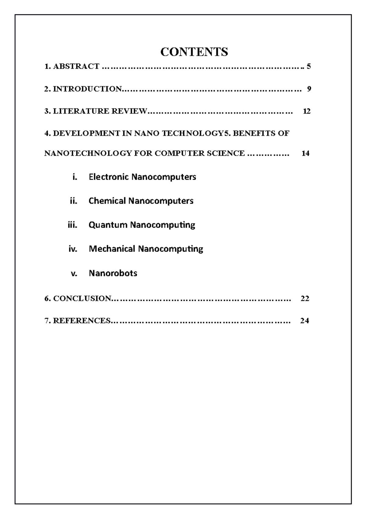 With mohit seminar - CONTENTS ABSTRACT - Studocu