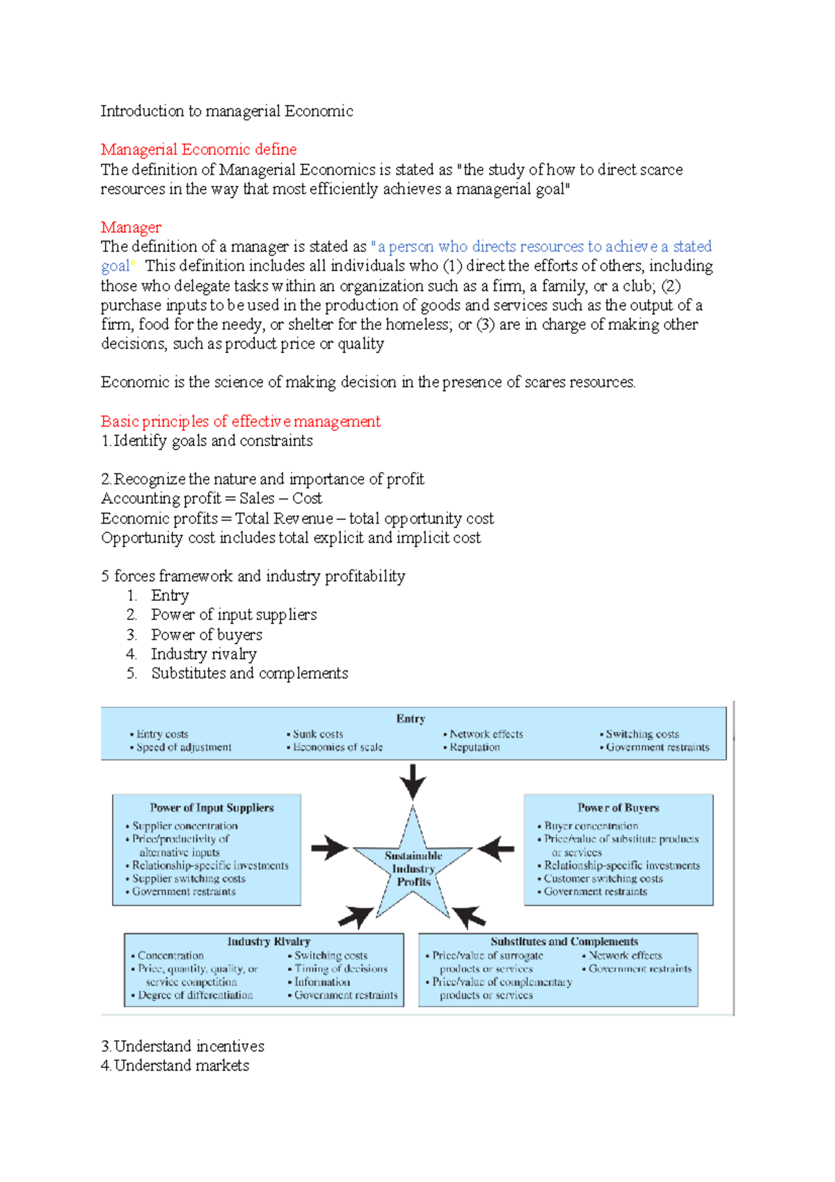 Introduction to managerial Economic - Introduction to managerial ...