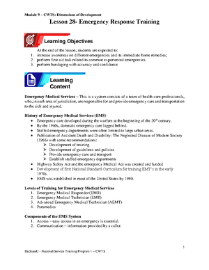 NATIONAL TRAINING PROGRAM ROTC MS1 MILITARY SERVICE - Military Science ...