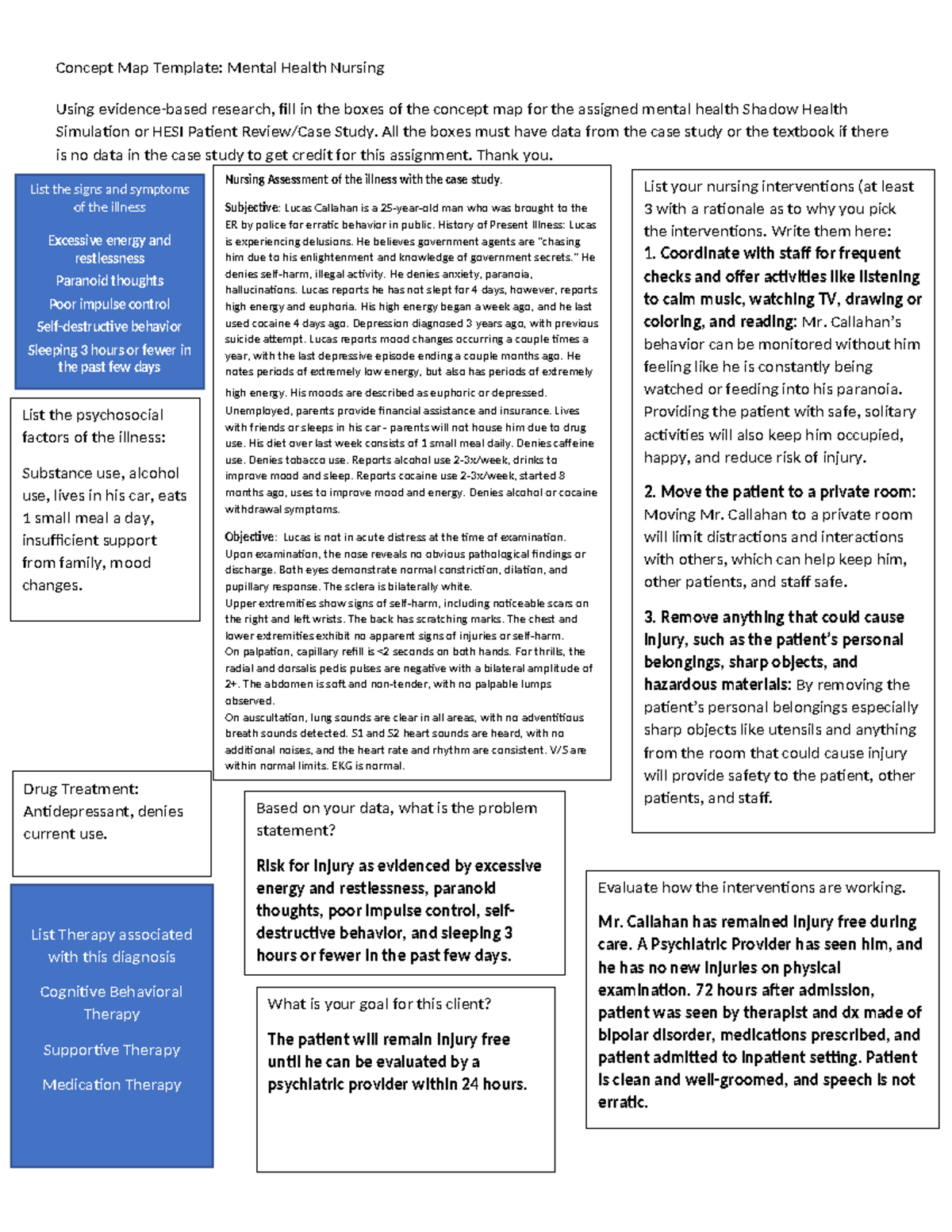 Concept Map Template Mental Health Updated LAT-5 - Concept Map Template ...