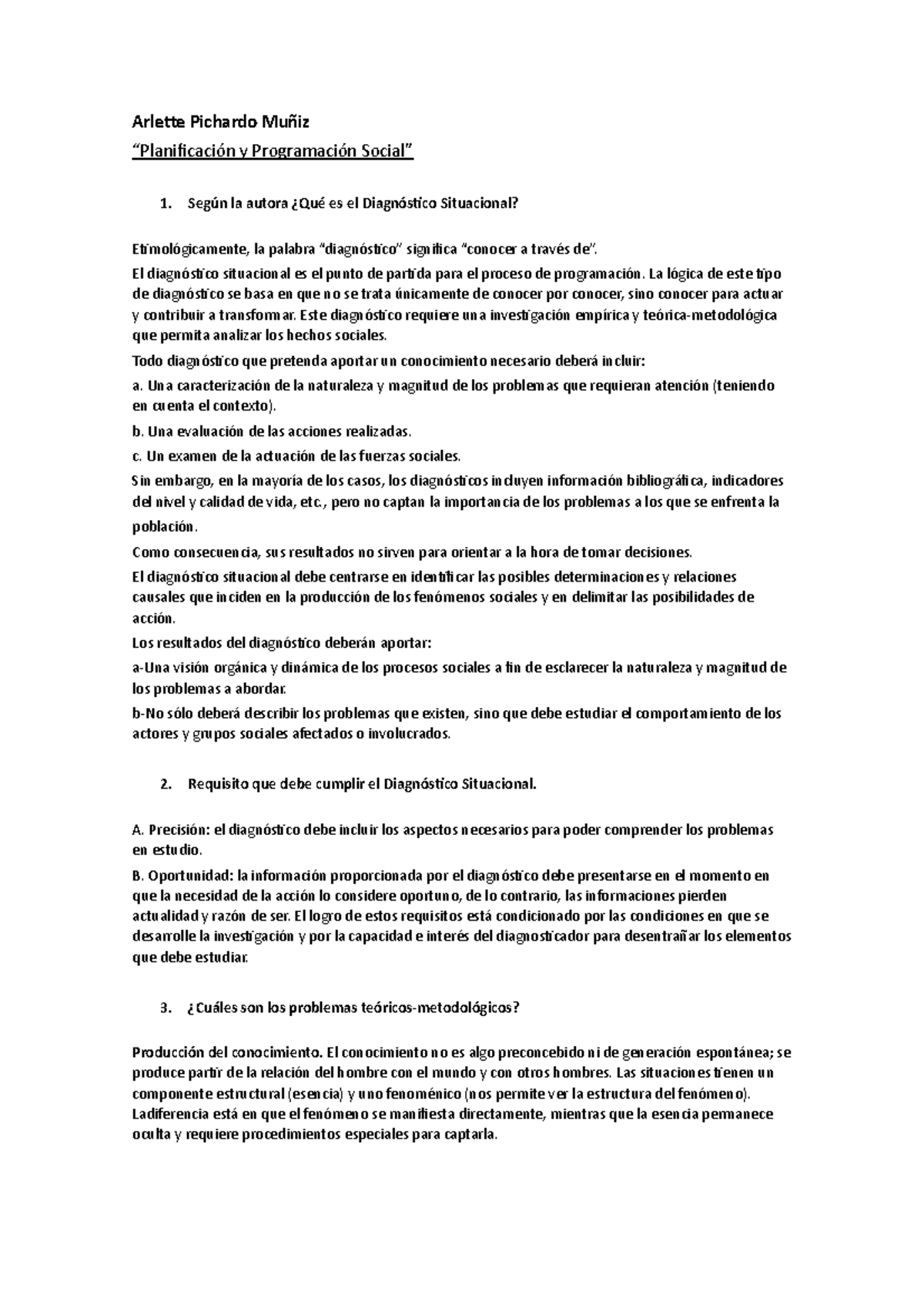 Arlette Pichardo Muñiz - Arlette Pichardo Muñiz “Planificación y ...