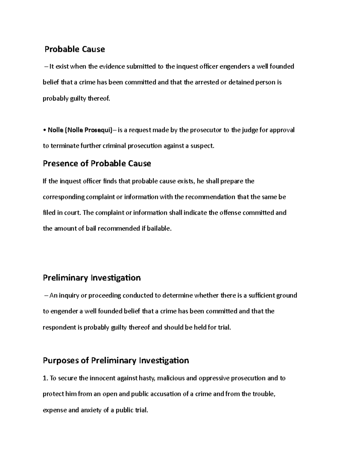 PCJS Probable Cause-WPS Office - Probable Cause It exist when the ...